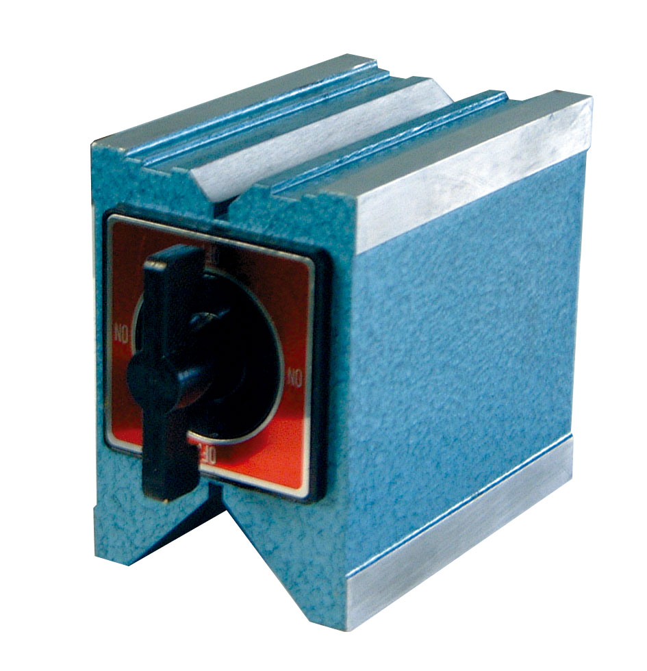 Prisma magnético en “V” templado - Acha