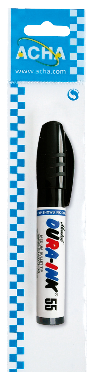 Rotuladores de tinta permanente "DURA INK 55" Medio. Punta tipo cincel ...